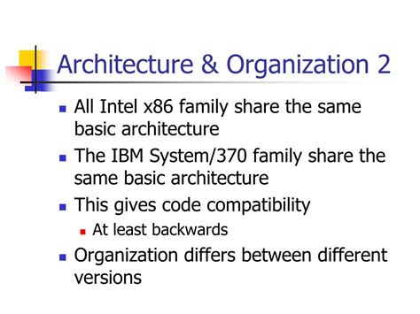 Ppt Module 1 Overview Introduction To Computer Architecture And