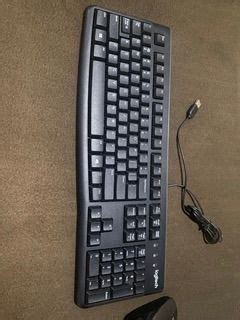 Logitech Keyboard Wired Computers Tech Parts Accessories Computer Keyboard On Carousell