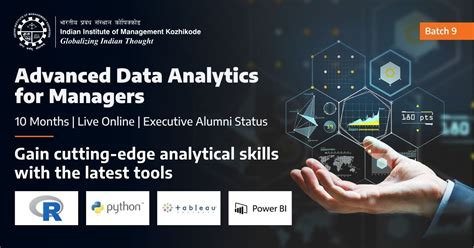 Advanced Data Analytics For Managers Adam Iim Kozhikode Iim Kozhikode Professional