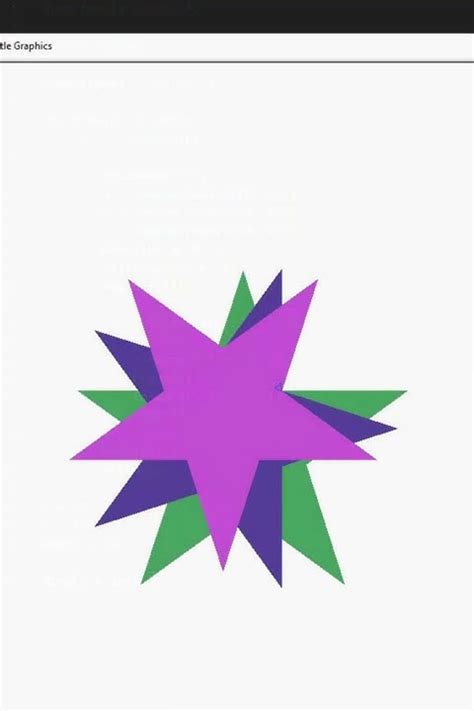 Best Pattern 👍 By Python Turtle Graphics 3 Pythonprogramming Turtle Python Top