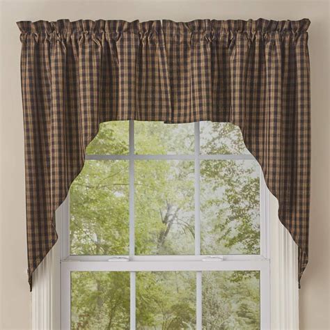 Park Designs Sturbridge Swag 72 By 36 Black Home And Kitchen