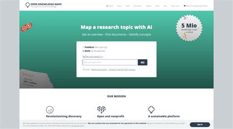 Open Knowledge Maps Your Ai Guide To Scientific Research Seektool Ai Directory