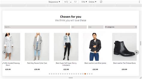 Github David Lorenzo Vargas Vanilla Js Carousel Product Carousel With Filters Click Next Or