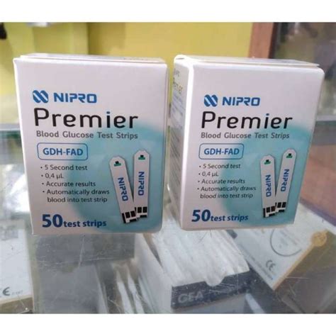 Promo Nipro Premier Glucose Test Strip 50s Diskon 17 Di Seller