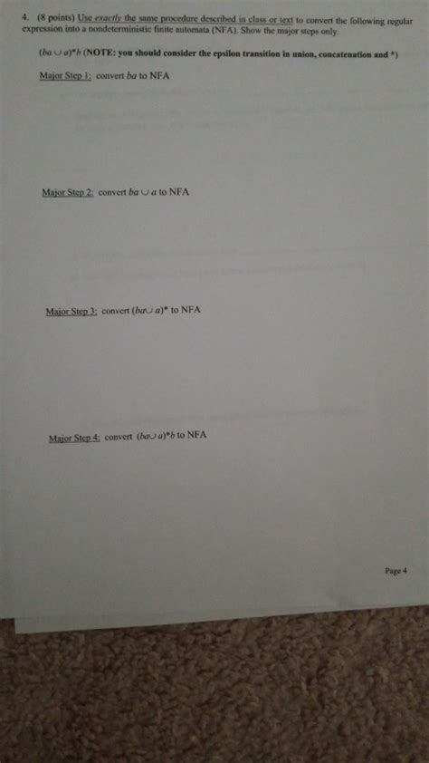 Solved 4 8 Points Use Exactly The Same Procedure Described