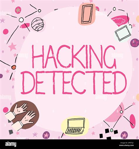 Text Caption Presenting Hacking Detected Concept Meaning Activities
