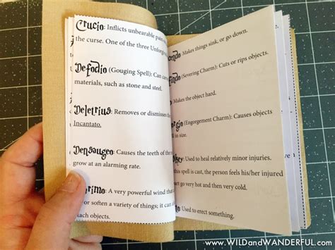 Diy Harry Potter Spellbook Printable