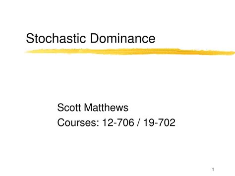 Ppt Stochastic Dominance Powerpoint Presentation Free Download Id