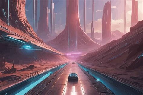 Premium Vector 3 D Rendering Of Futuristic Sci Fi Spaceship With A