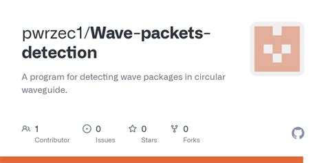 Github Pwrzec1wave Packets Detection A Program For Detecting Wave Packages In Circular