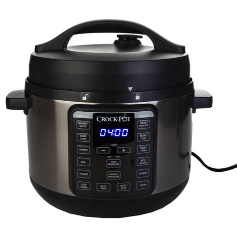 Crock Pot Express Crock Mini Multi Cooker 4 Quart Black Walmart Canada