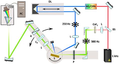 Schematic View Of The Setup For Time Resolved Ellipsometry The Output