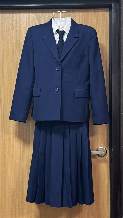 制服市場 京都府 私立 京都女子高校 冬服セット 現行品 ネクタイ付き 美品！