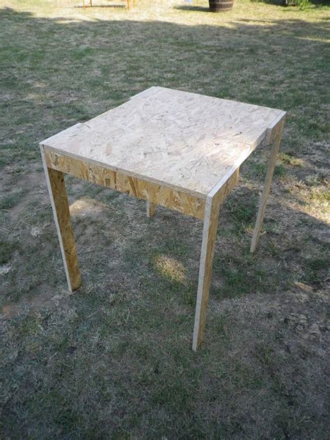 Diy Osb Table Chairs On Behance
