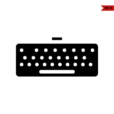 Keyboard Computer Glyph Icon 25557773 Vector Art At Vecteezy
