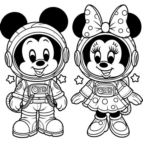 71 Coloriage Mickey Et Minnie Couple De Lunivers Disney