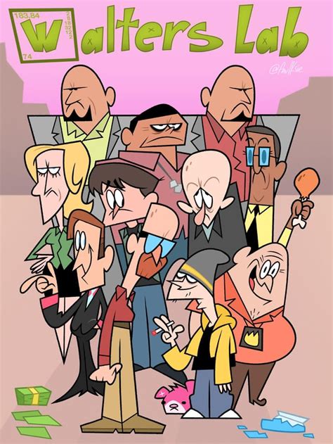 Breaking Bad X Dexters Lab Print I Made R Alternativeart