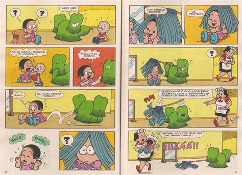 Mônica E Magali 5 Floquinho Penteado Da Maria Cebolinha 5