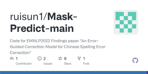 github ruisun1 mask predict main code for emnlp2022 findings paper