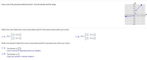 solved ay give a rule of the piecewise defined function