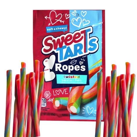 Candy Ropes Soft And Chewy Rainbow Punch Flavor Sweet And