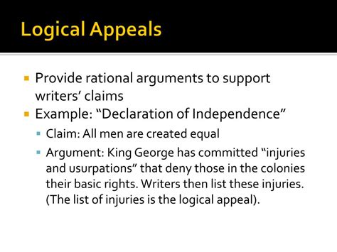 Rational Argument Appeal