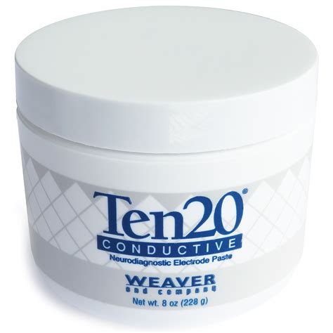 Ten20 Paste 8 Oz Jar 3pkg Neuromedical Supplies From Compumedics Usa