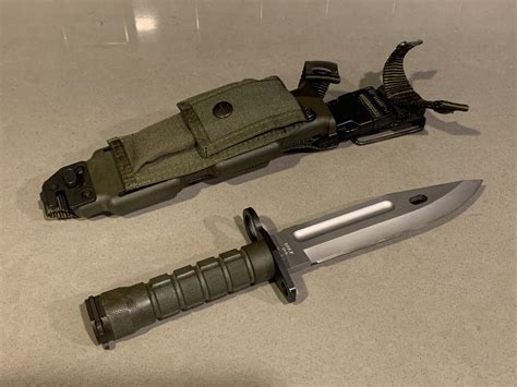 Buck Phrobis Iii M9 Bayonet Gen 1 And Scabbard Rare Mint 1987 Vintage
