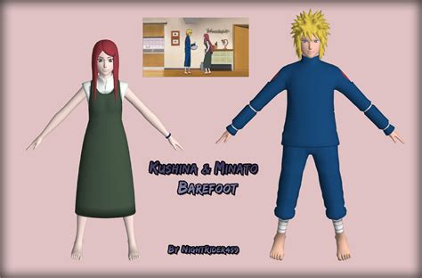 Naruto Kushina And Minato Barefoot Version By Nightrider459 On