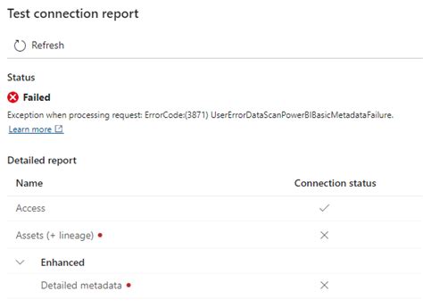 I Am Trying To Set Up Microsoft Purview On Fabric Data And Get The