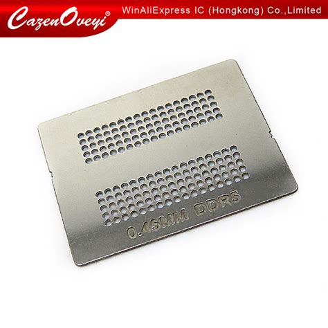 8pcslot Directly Heat Bga Reballing Stencil Template Memory Ram Ddr1