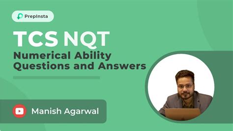 Tcs Nqt Numerical Ability Questions And Answers 2023 Youtube