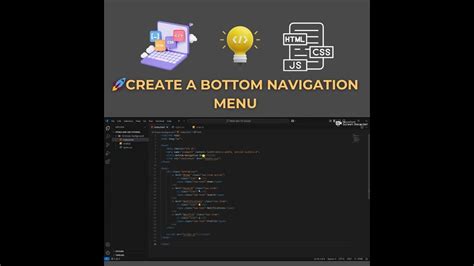Create A Bottom Navigation Menu Coding Chatgpt Coding