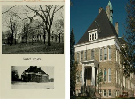 Ruby Jones Hall In 1926 When It Was Still The Model School And In 2014 Model School Jones