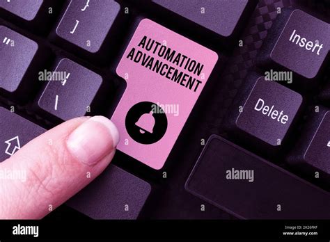 Sign Displaying Automation Advancement Business Approach Growth Use Of