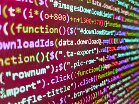 Computer Programming Source Code Jordan Flag Is Depicted On The Screen With The Program Code