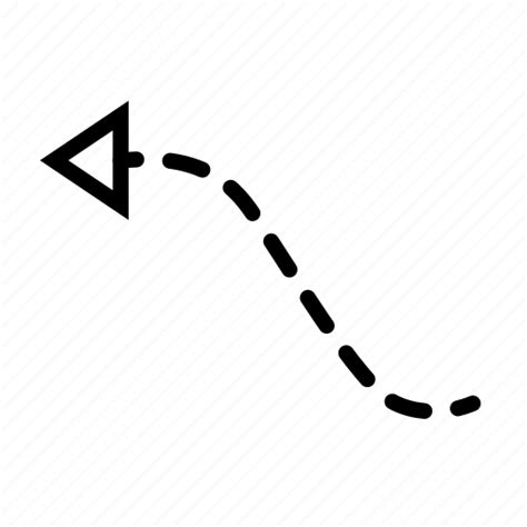 Arrow Arrows Dashed Arrow Direction Navigation Icon