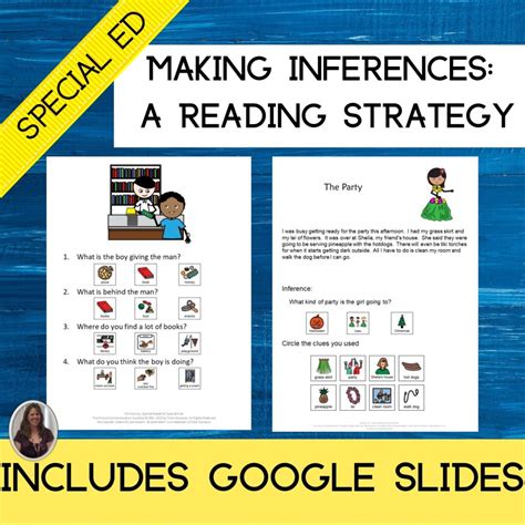 Making Inferences From Pictures And Text Reading Strategies For Special Education • Special Needs