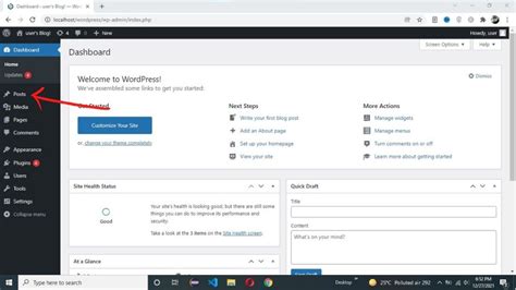 wordpress edit posts geeksforgeeks