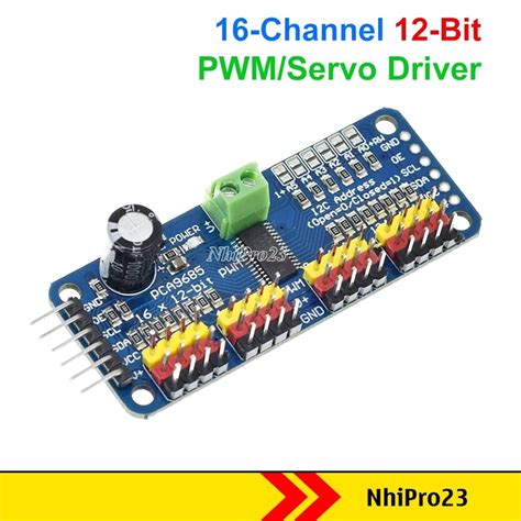 Mạch servo kênh bit Pwm Servo Pca dành cho Raspberry Pi Shopee Việt Nam