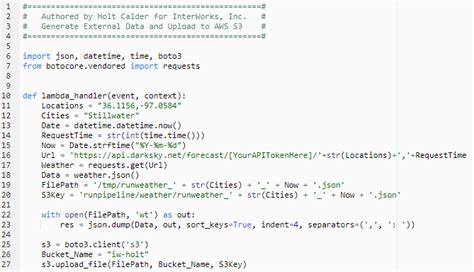 Using Python To Add External Data To Your Reporting Environment InterWorks