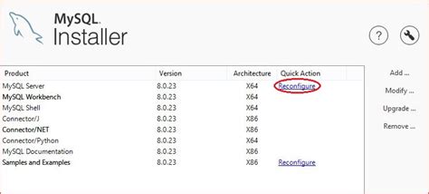 Mysql 5 7 16 Shows No Product Configuration Option During Installation On Windows 10 Stack