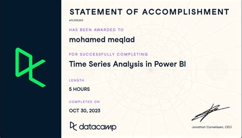 Completed Time Series Analysis Course Mohamed Meqlad Posted On The Topic Linkedin