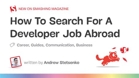 How To Search For A Developer Job Abroad Kerbco Web Services