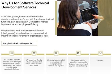 Application Technology Why Us For Software Technical Development Services Clipart Pdf