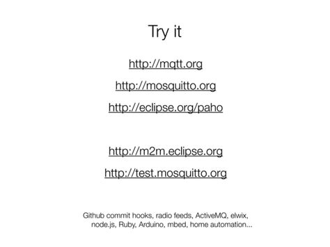 Mqtt Hacks For Fun And Fun Ppt