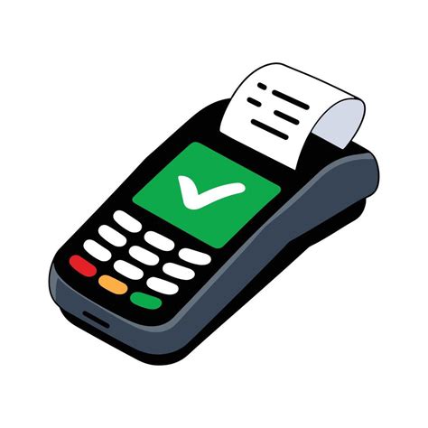 POS Icon Isometric Payment Terminal Illustration For Web Design Isolated On White Background