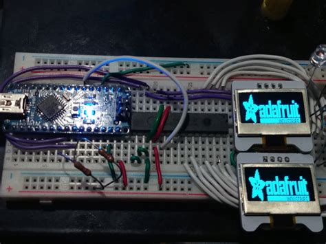Two 128x64 I2c Oled Display But Only Work With 128x32 Configuration