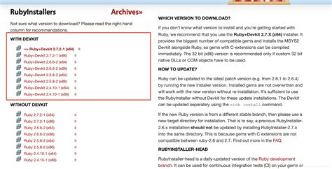 Ruby 开发环境搭建ruby Use Csdn博客