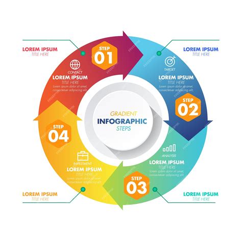 Premium Vector Circle Infographic Design